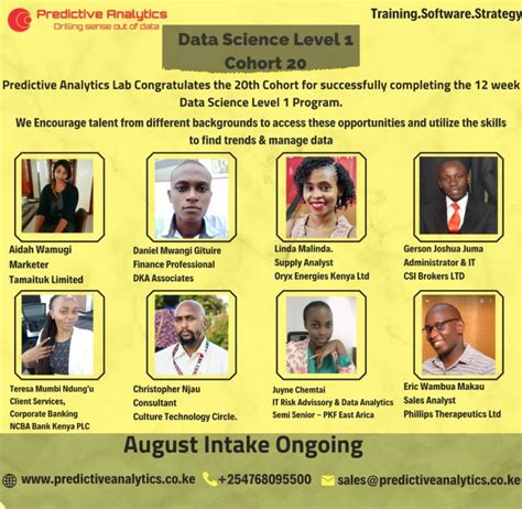 Timothy Oriedo Big Data Scientist On Linkedin Congratulations To Our