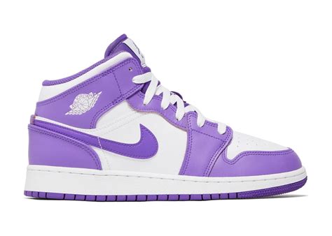 Nike Air Jordan 1 Mid Purple Venom Gs Dq8423 511 Sneaker Baker