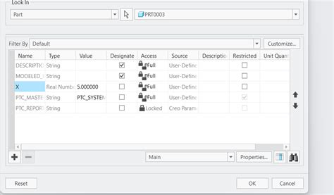 Solved Simply Delete A User Created Parameter Ptc Community