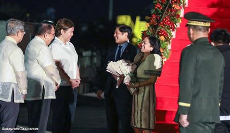 Bongbong Marcos And Liza Araneta Return To The Philippines In Style