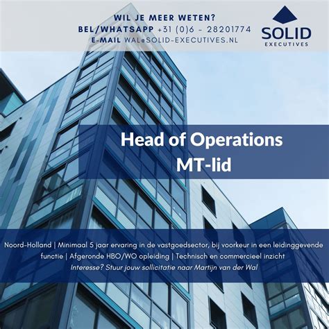 Robbert Jan Meerman On Linkedin Head Of Operations Mt Lid