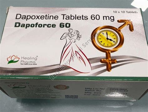 Dapoforce 60mg Tablets For Erectile Dysfunction At Rs 150 In Mumbai