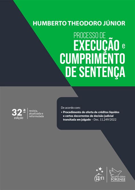 Livro Processo De Execução E Cumprimento De Sentença
