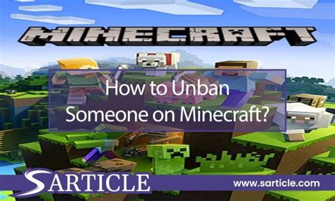 How To Unban Someone On Minecraft Server Sarticle