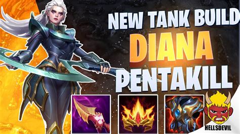 WILD RIFT NEW CRAZY TANK DIANA BUILD PENTAKILL Challenger Diana