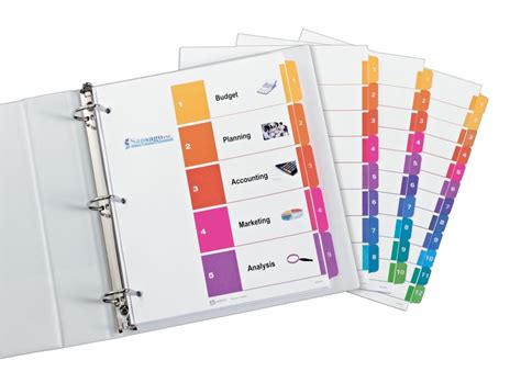 Avery Ready Index Template 10 Tab Williamson