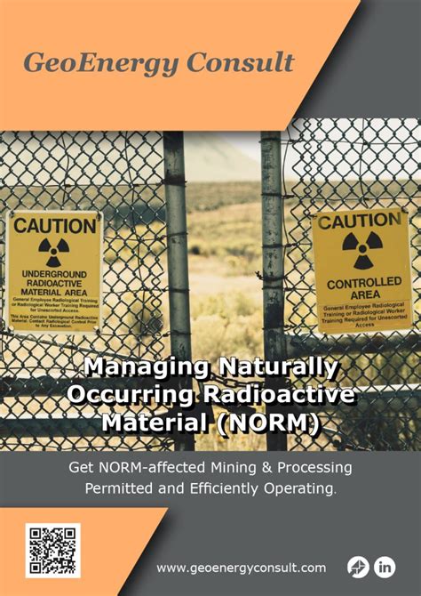 Managing Naturally Occurring Radioactive Material NORM
