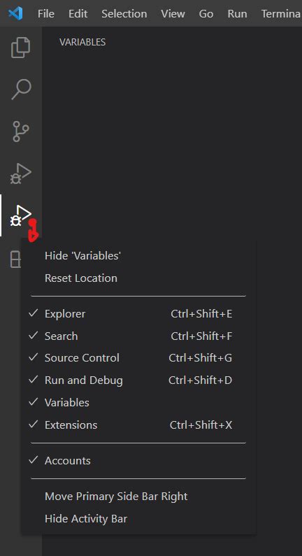 Variables Pane Disappeared · Issue 149238 · Microsoftvscode · Github