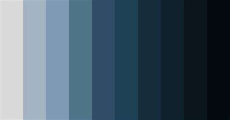 Shades Of Gray Blue Color Palette Colordrop