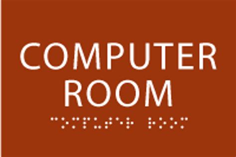 Computer Room Signs Ada Central Signs