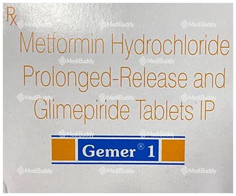 Gemer 1 Tablet Pr Price Uses Side Effects And How To Use Medibuddy