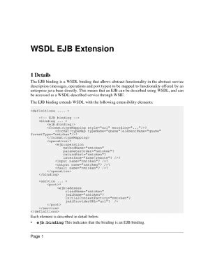 Fillable Online Ws Apache Attaching A Binding To A Service Fax Email