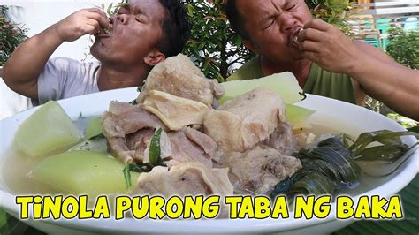 Tinolang Taba Ng Baka Youtube