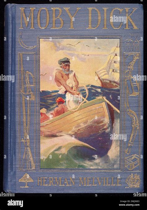 Vintage Moby Dick Illustration By Charles O Golden Arab Was