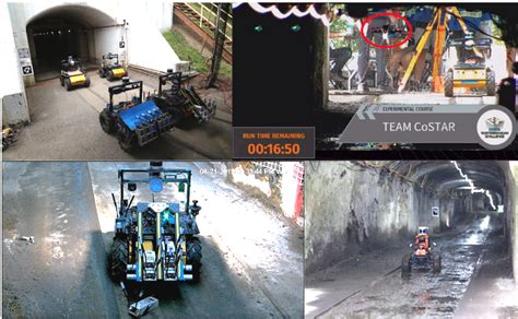 Robot Team Deployed At The Tunnel Circuit Event Top Left Four Huskies
