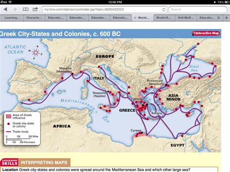 Ancient Greek Trade Routes
