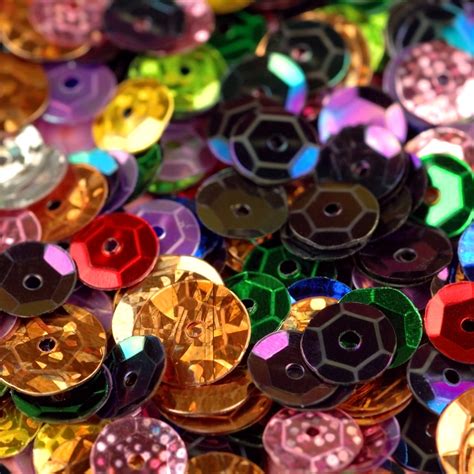 10gm Mixed Sequins Beads Squ Mx10 Beadersland Online Beading