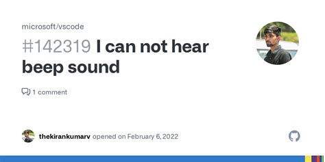 I Can Not Hear Beep Sound Issue Microsoft Vscode GitHub