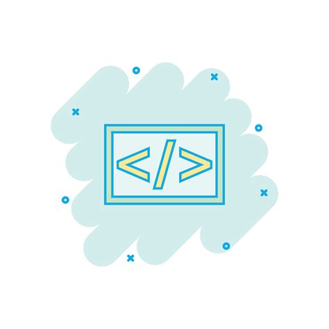 vector cartoon open source icon in comic style api programming concept