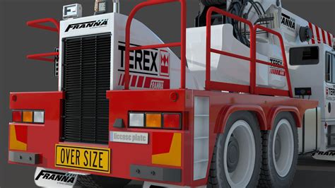 Franna 40t Crane 3d Model By Ferhatkose19