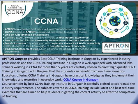 Ppt Learn Ccna Course In Gurgaon Aptron Gurgaon Powerpoint