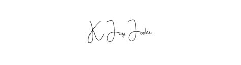 94 K Joy Joshi Name Signature Style Ideas Special Esignature