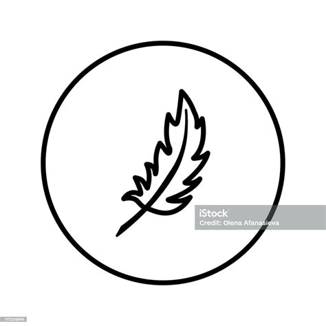 깃털 아이콘 편집 가능한 가는 줄입니다 벡터 그림입니다 곡선에 대한 스톡 벡터 아트 및 기타 이미지 곡선 골동품 교육 Istock