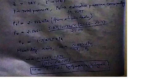 Solved 1 At Standard Sea Level Calculate Required Moist Air