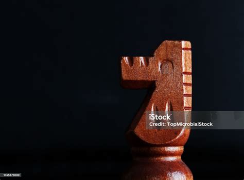 밀접하게 초점을 맞춘 체스 조각 검은 말 텍스트를 위한 공간 0명에 대한 스톡 사진 및 기타 이미지 0명 개념 개체 그룹 Istock