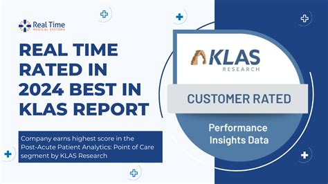 Real Time Medical Systems Rated In 2024 Best In Klas Report Real Time