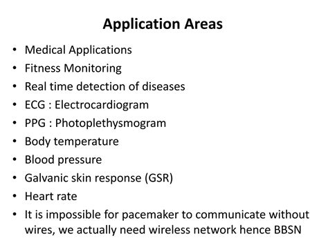 body based sensor network and its applications pptx