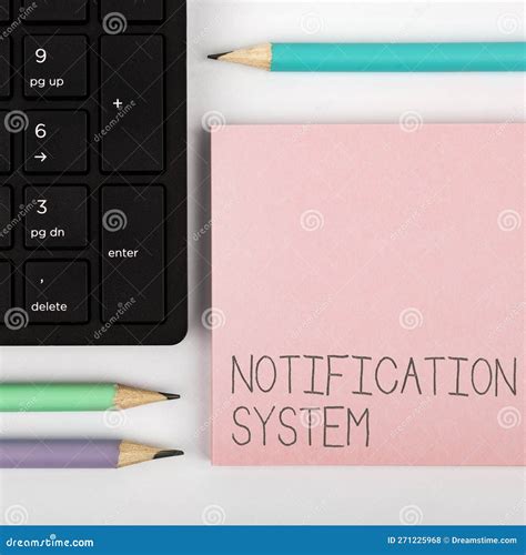 Handwriting Text Notification System Business Concept Do Not Forget To Be Connected Social