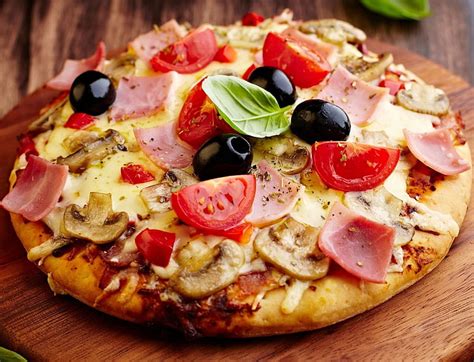 Hd Wallpaper Round Pepperoni Pizza Pizza Hut Cooking Kitchen Pizza