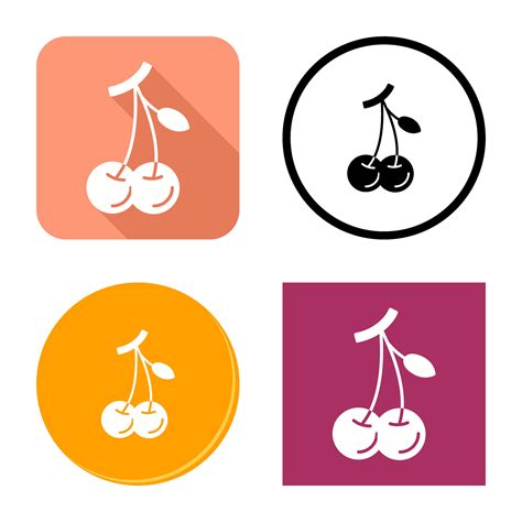 Icono De Vector De Cerezas 30951820 Vector En Vecteezy