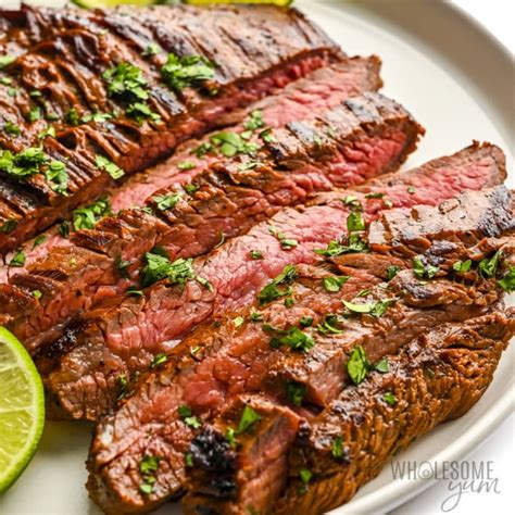 How To Cook Flank Steak Oven Grill Or Pan Wholesome Yum