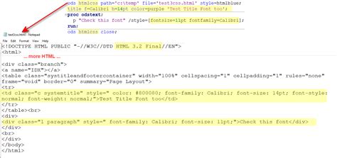 Solved Proc Odstext Does Not Apply Font Size Sas Support Communities
