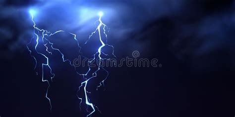 Realistic Gradient Lightning Composition Background Stock Illustration