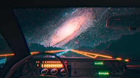 Nostalgic Night Drive Live Wallpaper 2560x1440