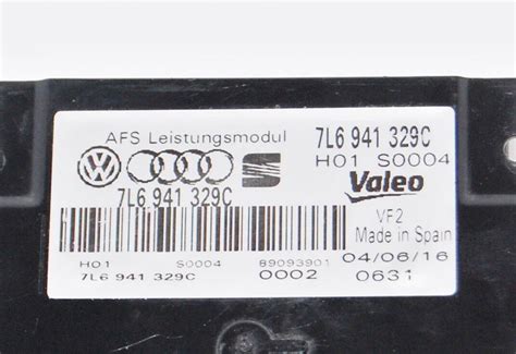 NEW OEM GENUINE AUDI VW SEAT VALEO AFS HEADLIGHT CORNERING MODULE ...
