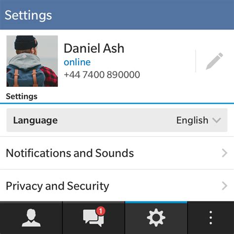 Settings