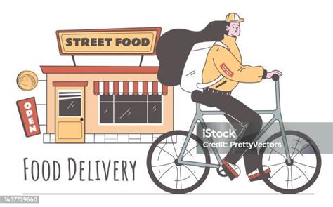 패스트 푸드 거리 배달 주문은 음식 추상 개념을 제거합니다 벡터 그래픽 디자인 그림 요소 거리에 대한 스톡 벡터 아트 및 기타 이미지 거리 건강에 좋지 않은 음식