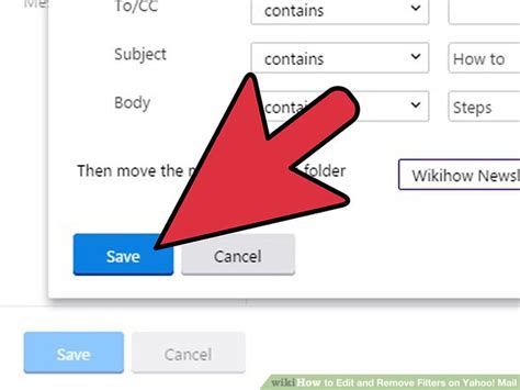 How To Edit And Remove Filters On Yahoo Mail Steps