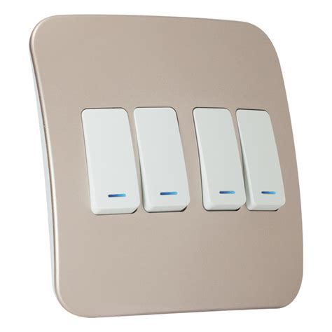 Four Lever One Way Switch With Locator Veti