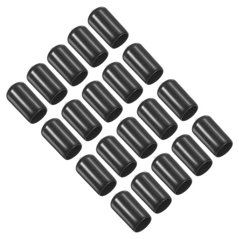 Patikil 125mm Snooker Cue Tip Cover 20 Pcs Pool Cue Tips Rubber Cover