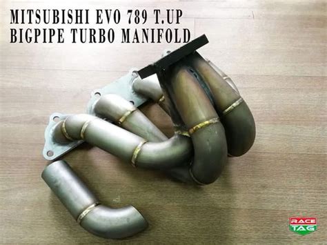 Mitsubishi Evo 789 Tup Bigpipe Turbo Manifold Auto Accessories On