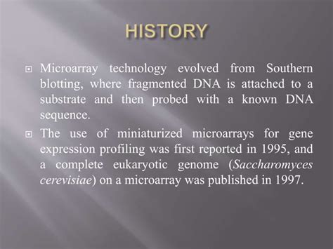 Dna Microarray Pptx Genetics Science