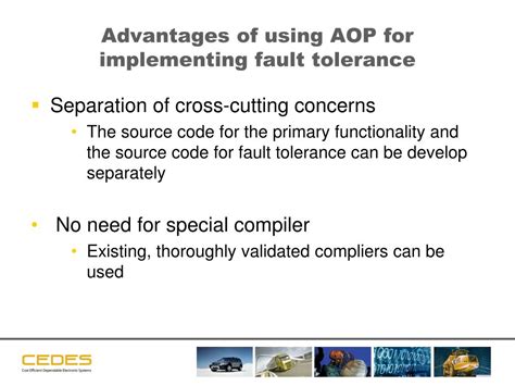 Ppt On Hardware Resource Consumption For Aspect Oriented Implementation Of Fault Tolerance