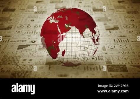 Pandemic Of Infection Global Earth With Red Dots Of Infection Medical