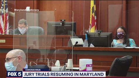 Jury Trials To Resume Next Week In Maryland Fox 5 Dc