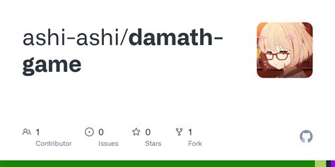 Github Ashi Ashi Damath Game